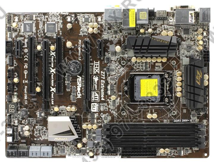 ASRock Z77 Extreme4 (RTL) LGA1155 2xPCI-E+Dsub DVI HDMI+GbLAN SATA RAID ATX 4DDR-III